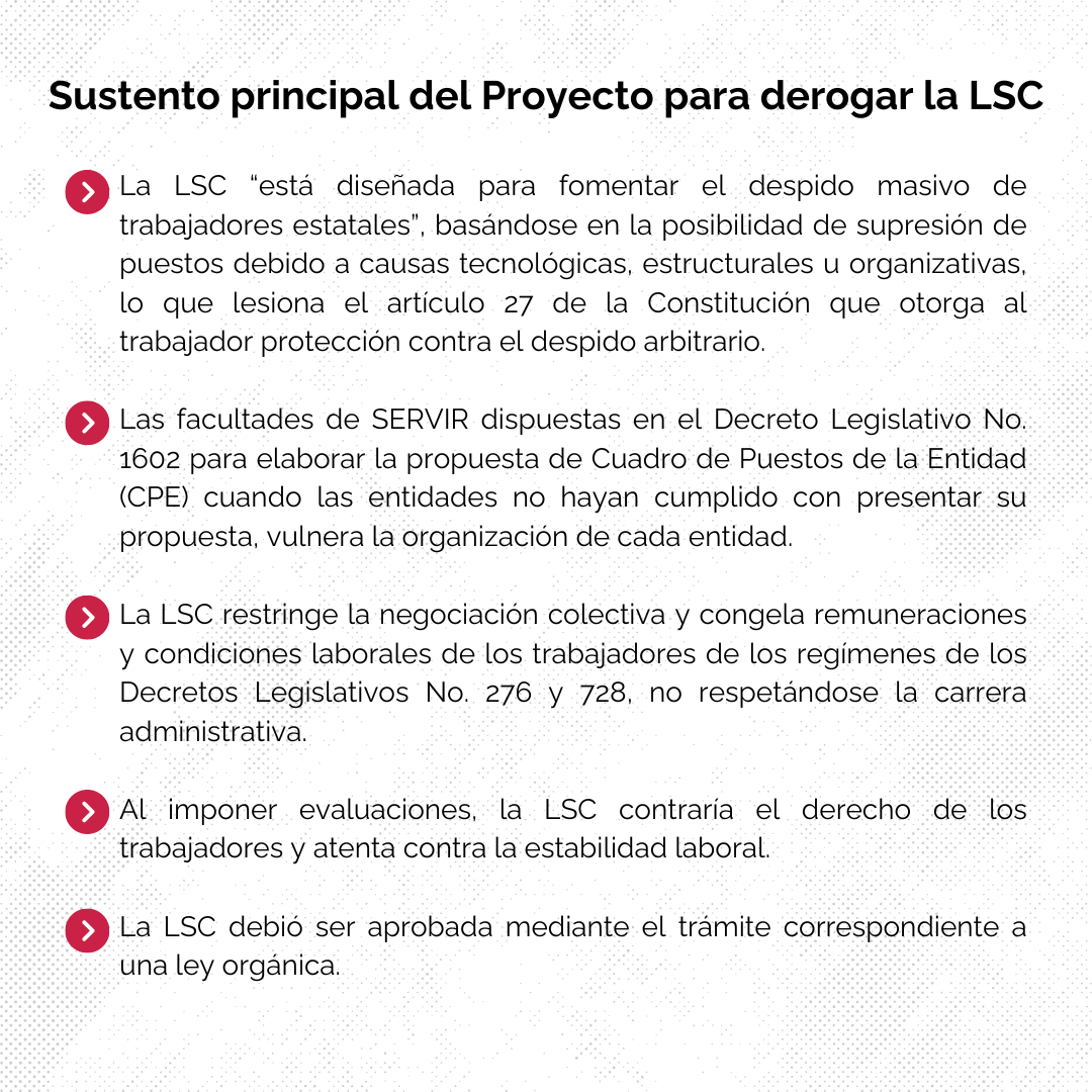 ¿Derogar la Ley del Servicio Civil? | Benites, Vargas & Ugaz
